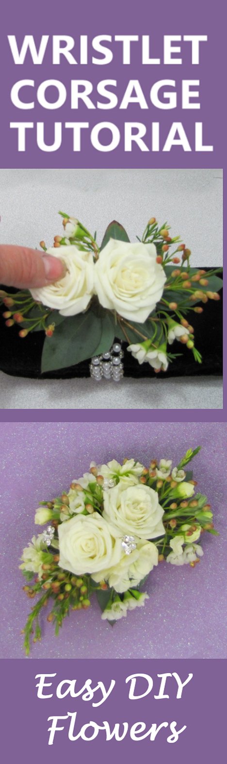 How to Make a Wrist Corsage - Free DIY Wedding Flower Tutorials